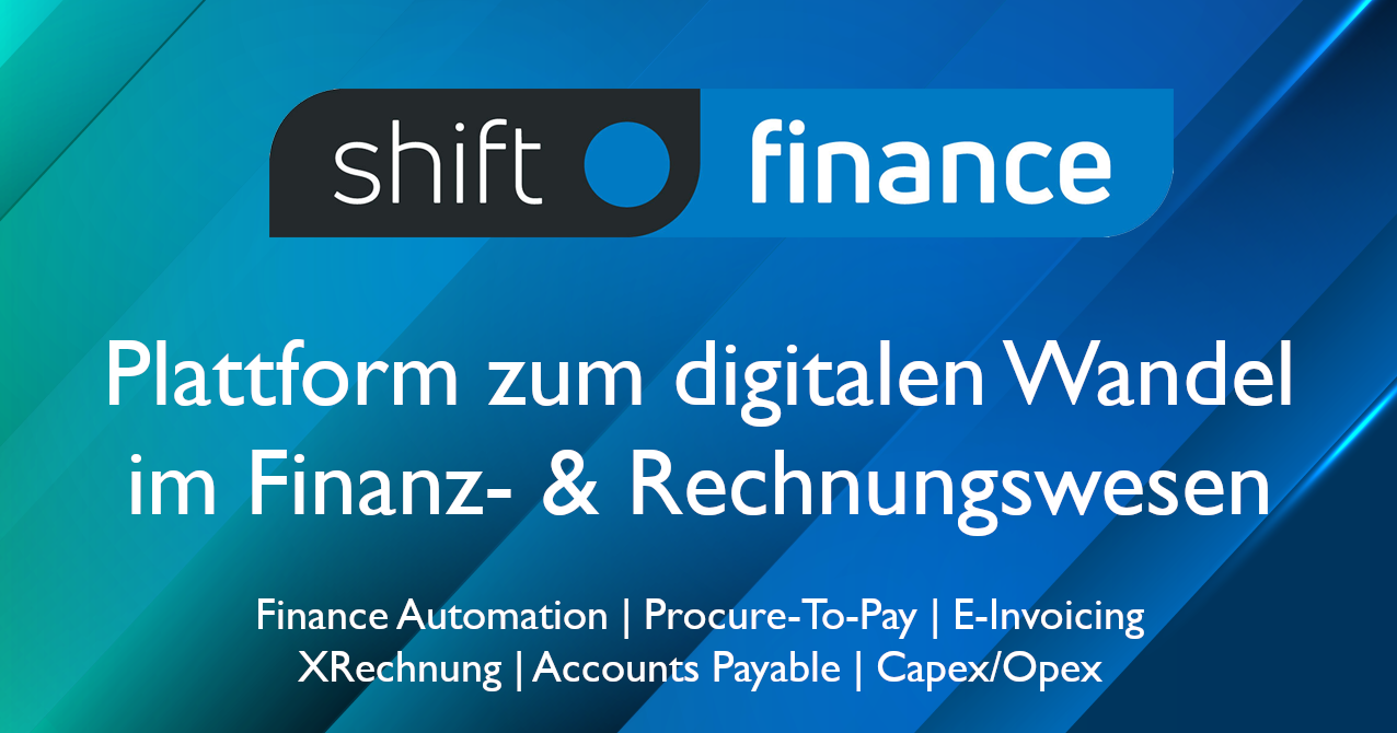 Shift/Finance: Plattform zur Digitalisierung im Finanzcontrolling & Rechnungswesen