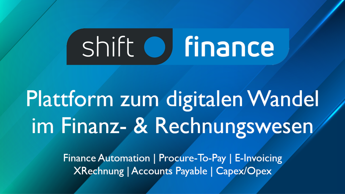 Shift/Finance: Aus dem Rechnungstag wird die Shift/Finance - mit mehr ...